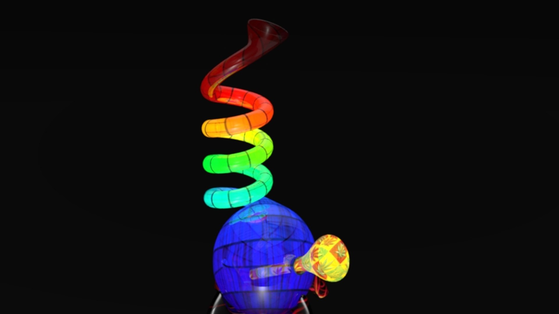 alien bong 3d model