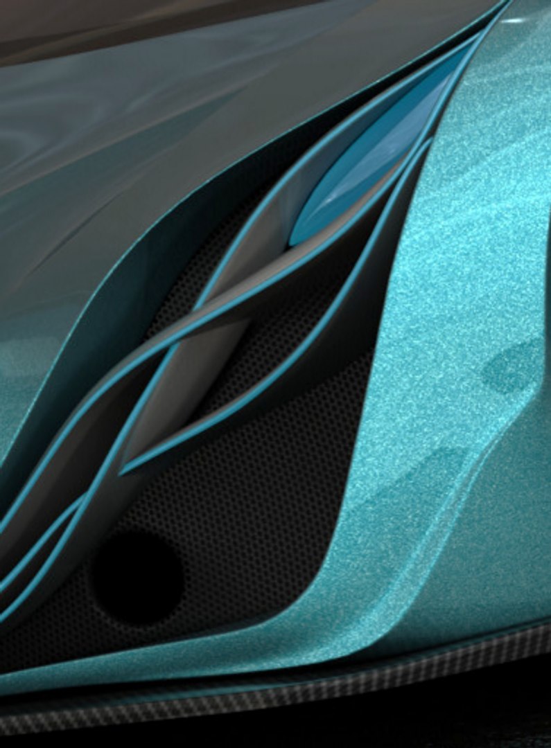 mazda furai 2007 interior 3d model