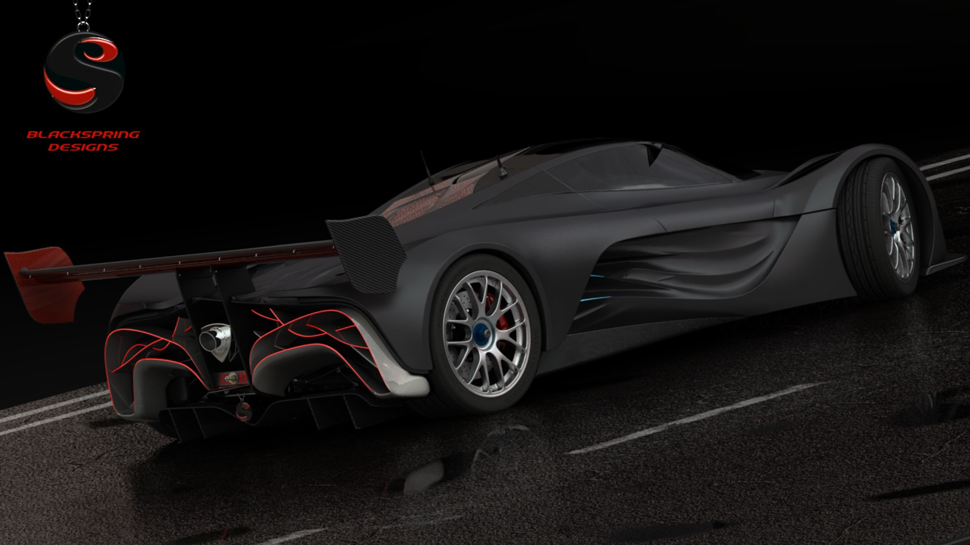 mazda furai 2007 interior 3d model