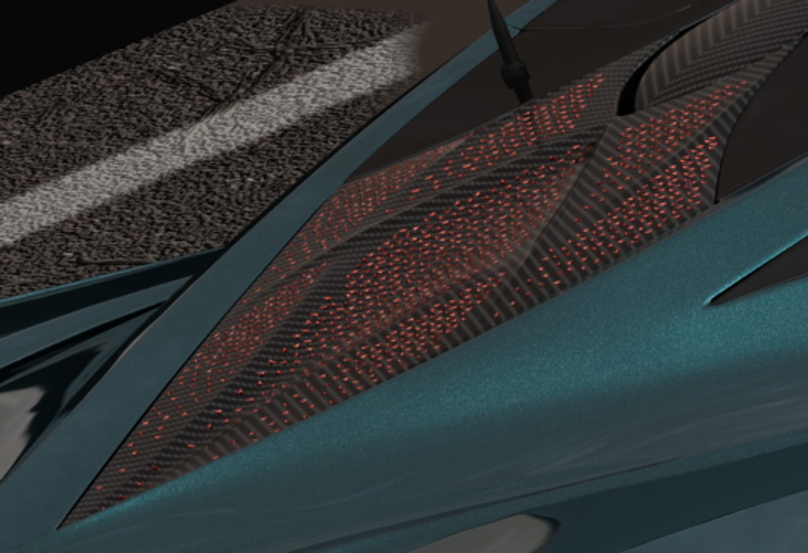 mazda furai 2007 interior 3d model