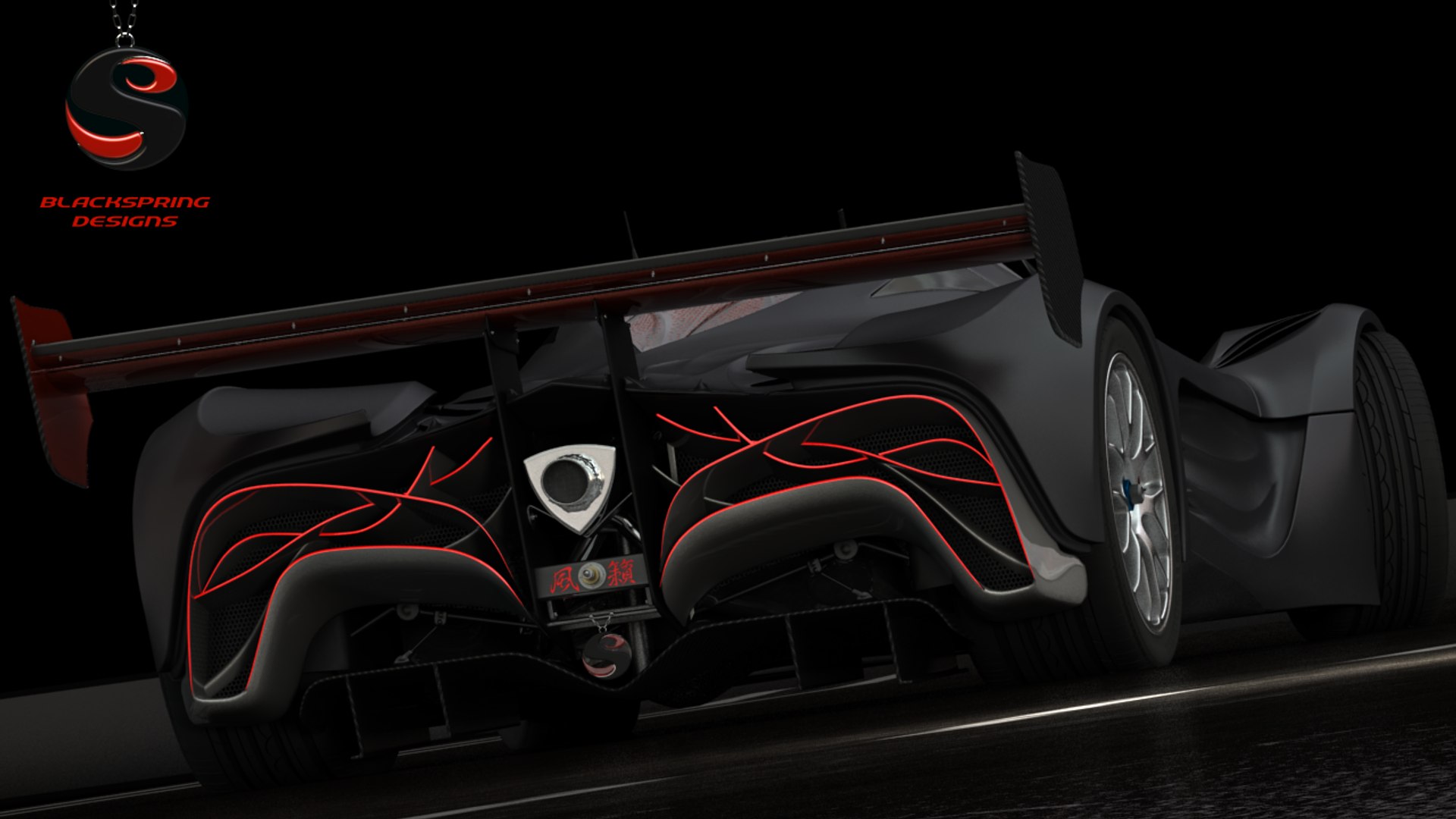 mazda furai 2007 interior 3d model