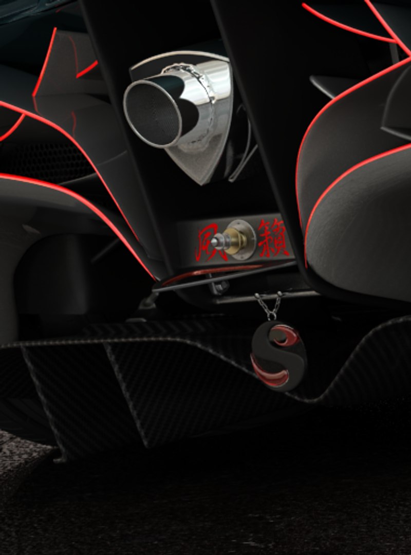 mazda furai 2007 interior 3d model