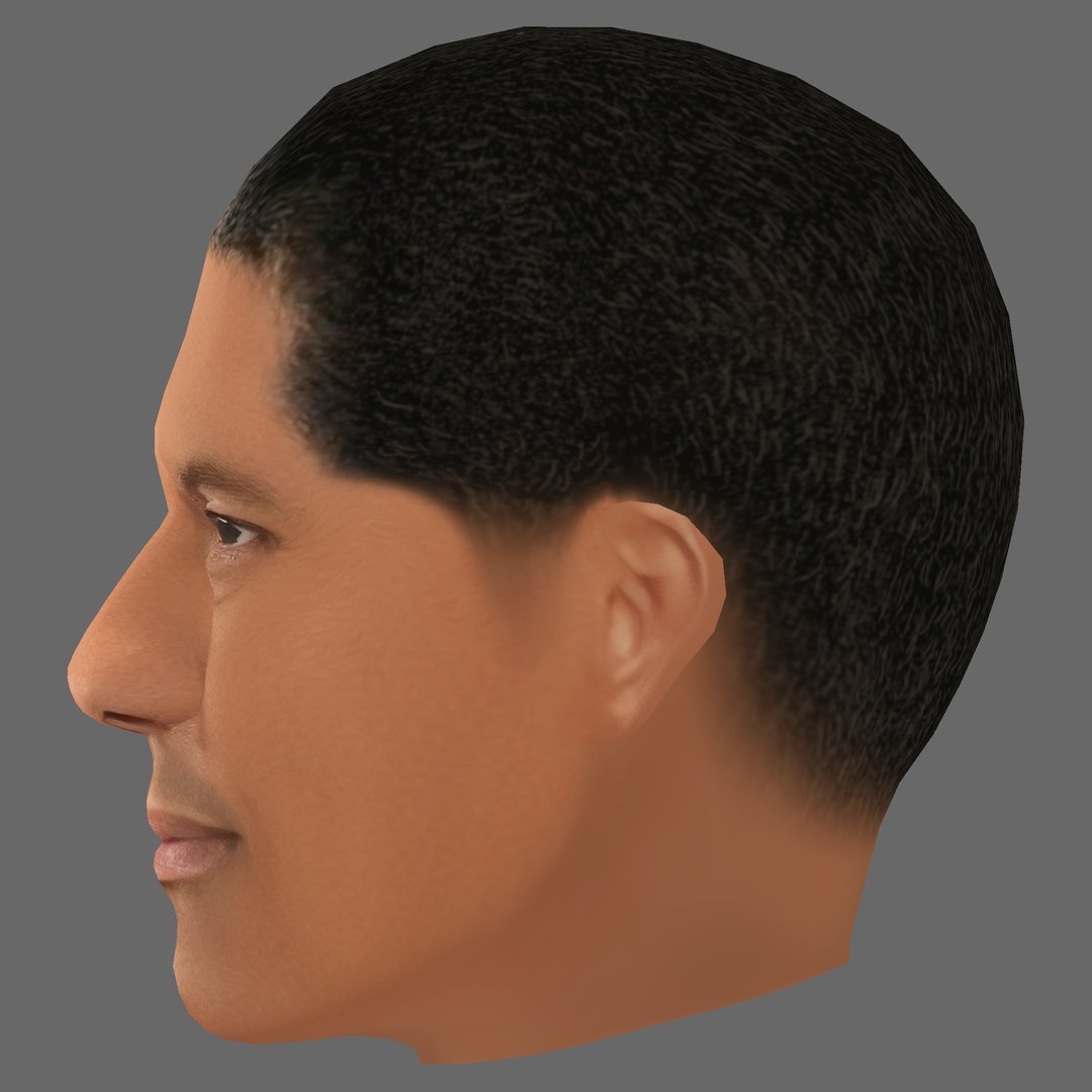 Daniel Washington Head - Low Poly Head For Game 3D - TurboSquid 2218871