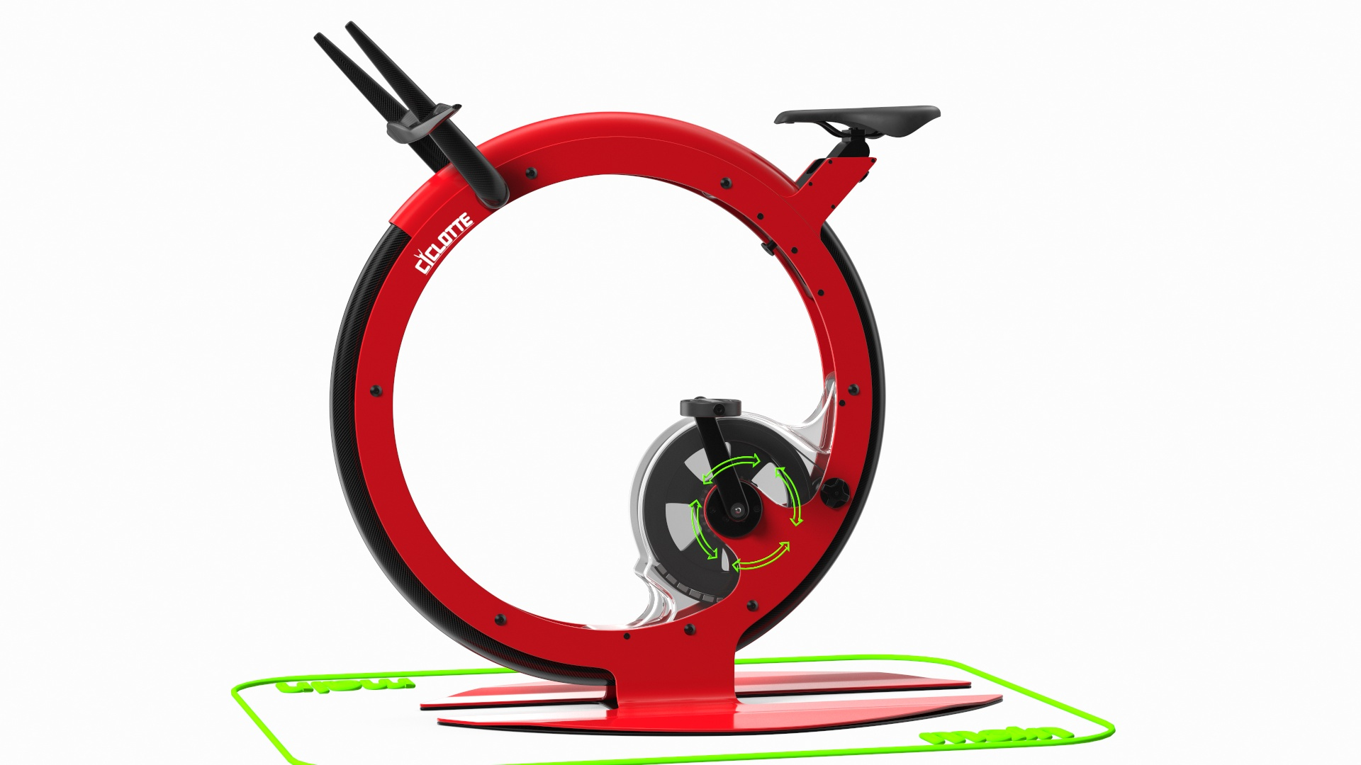 3D Ciclotte Exercise Bike Red Rigged - TurboSquid 1985442