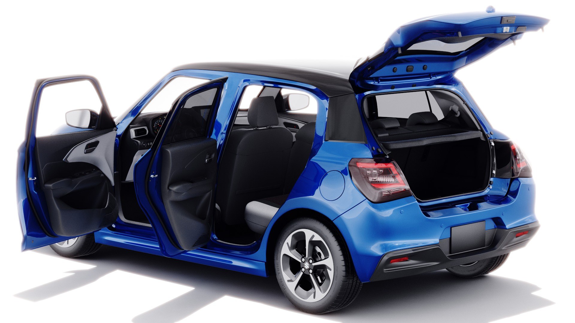 Suzuki Swift 2024 With Interior Model - TurboSquid 2203423