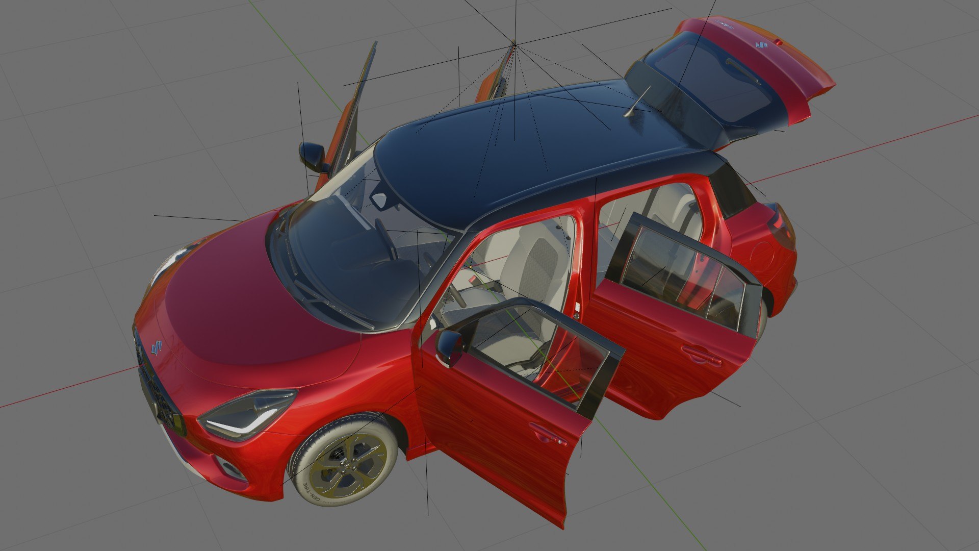 Suzuki Swift 2024 With Interior Model - TurboSquid 2203423