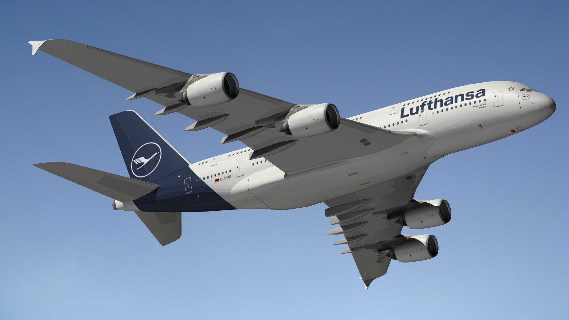 Airbus A380 Lufthansa NL 3D Model - TurboSquid 2155796