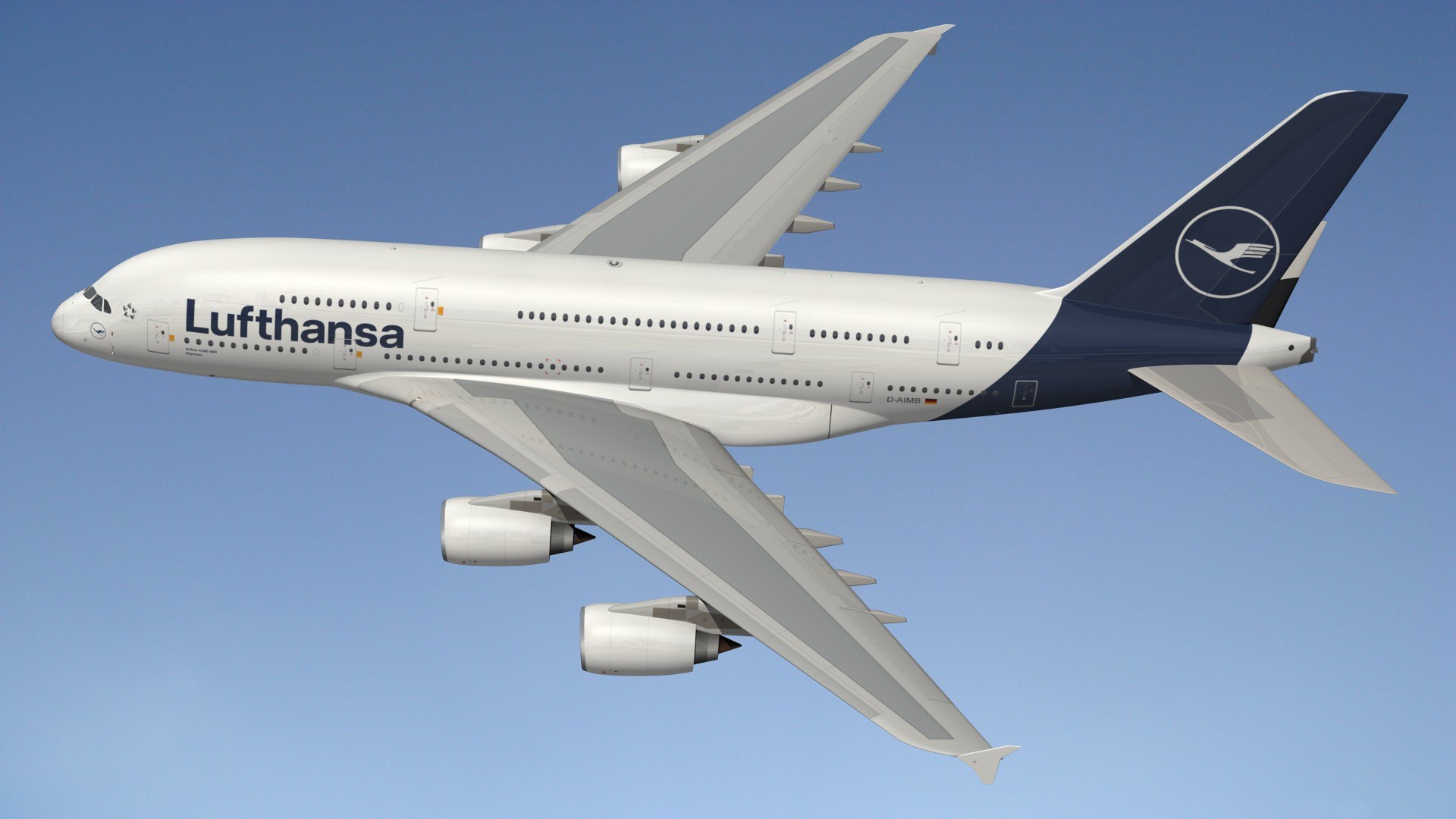 Airbus A380 Lufthansa NL 3D Model - TurboSquid 2155796