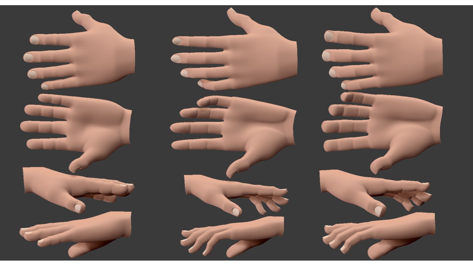 3D Stylized Hands Model - TurboSquid 2215530