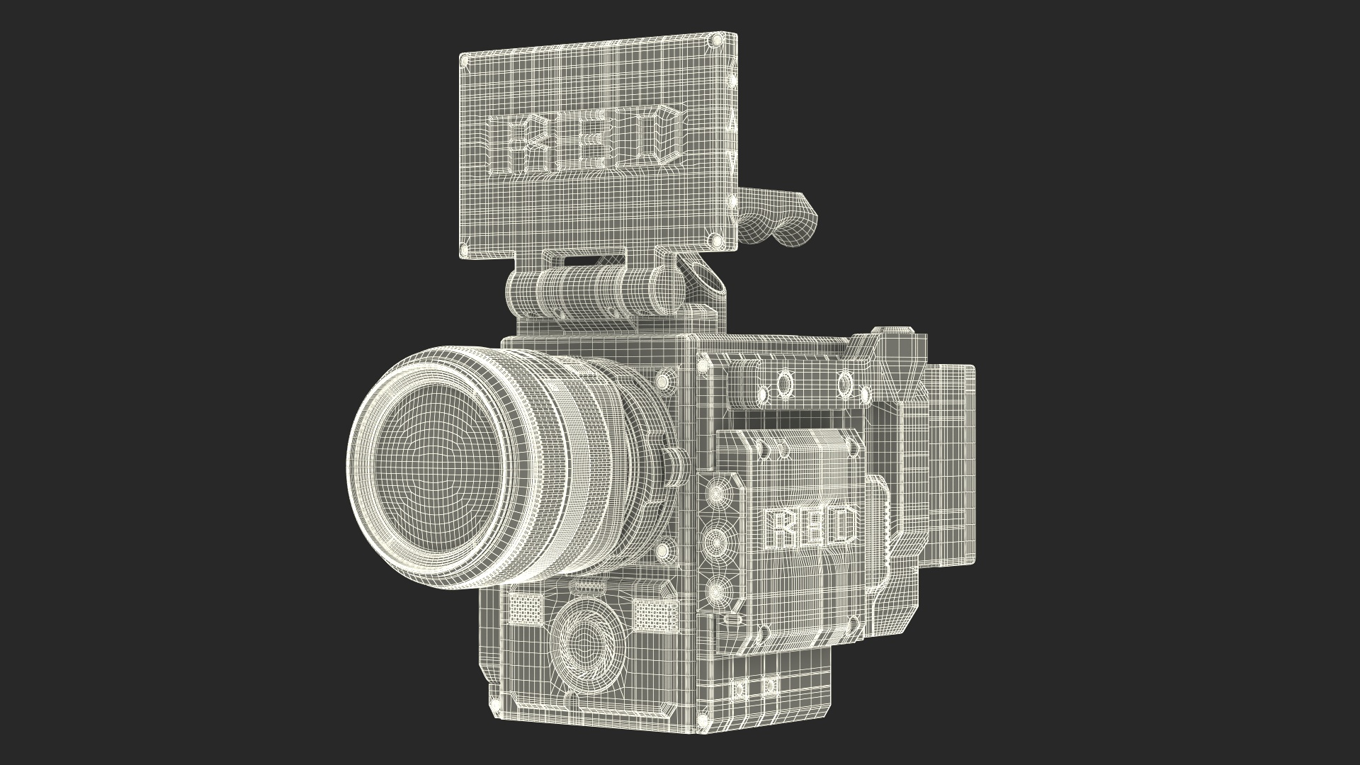 Red Dragon 5K Cinema Camera 3D Model - TurboSquid 2348829