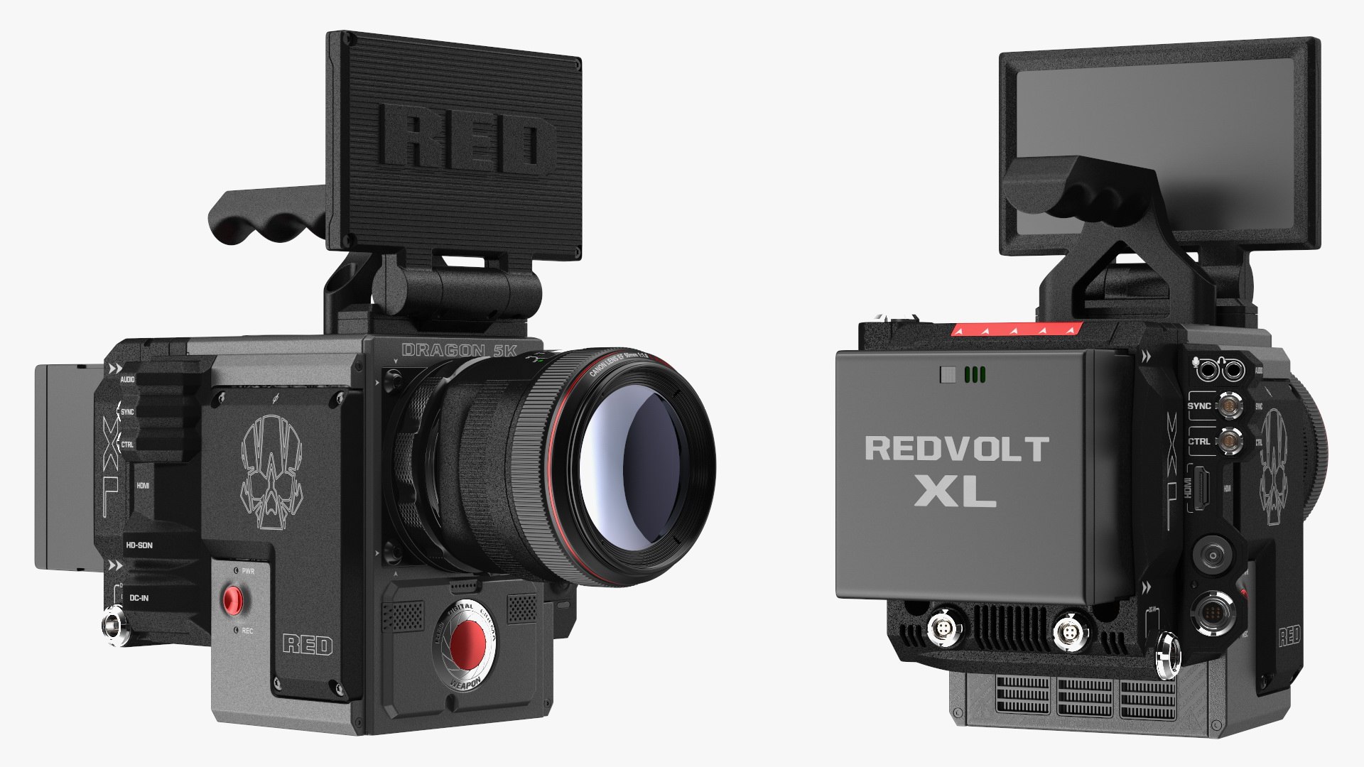 Red Dragon 5K Cinema Camera 3D Model - TurboSquid 2348829