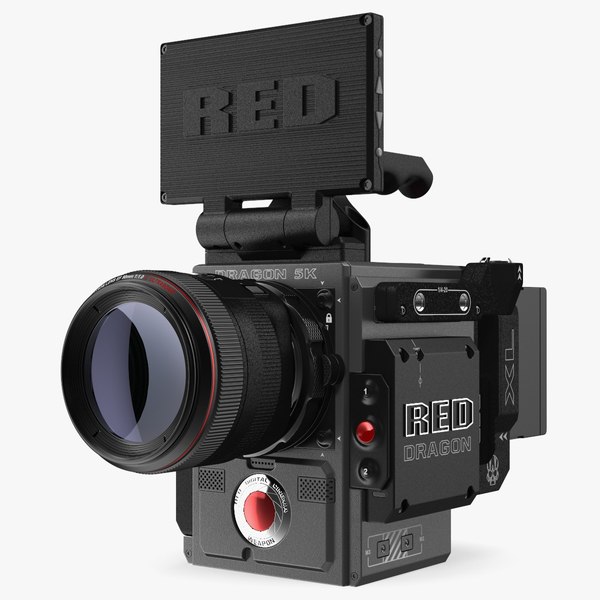 modelo 3d Cámara de cine Red Dragon 5K - TurboSquid 2348829