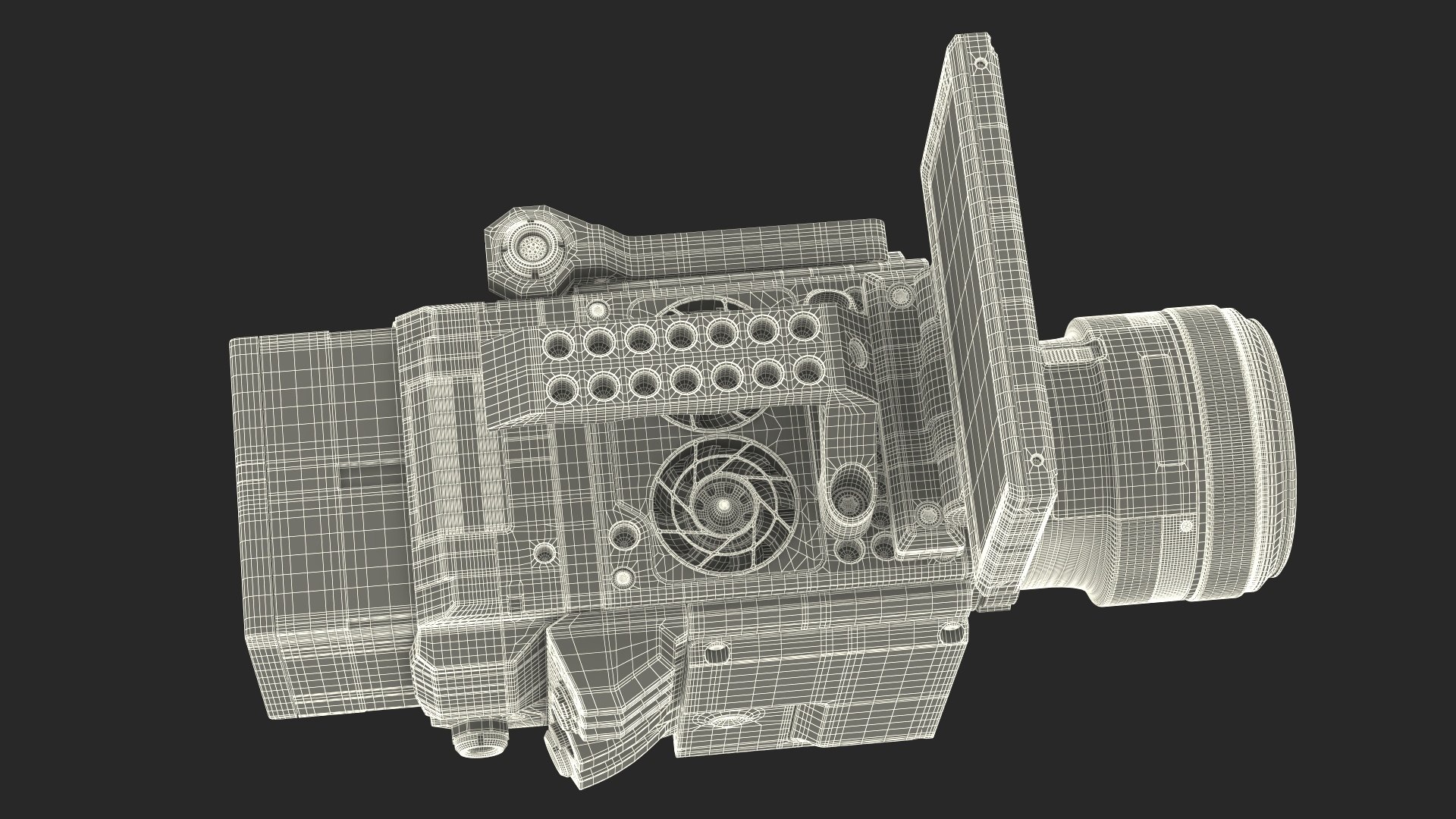 Red Dragon 5K Cinema Camera 3D Model - TurboSquid 2348829