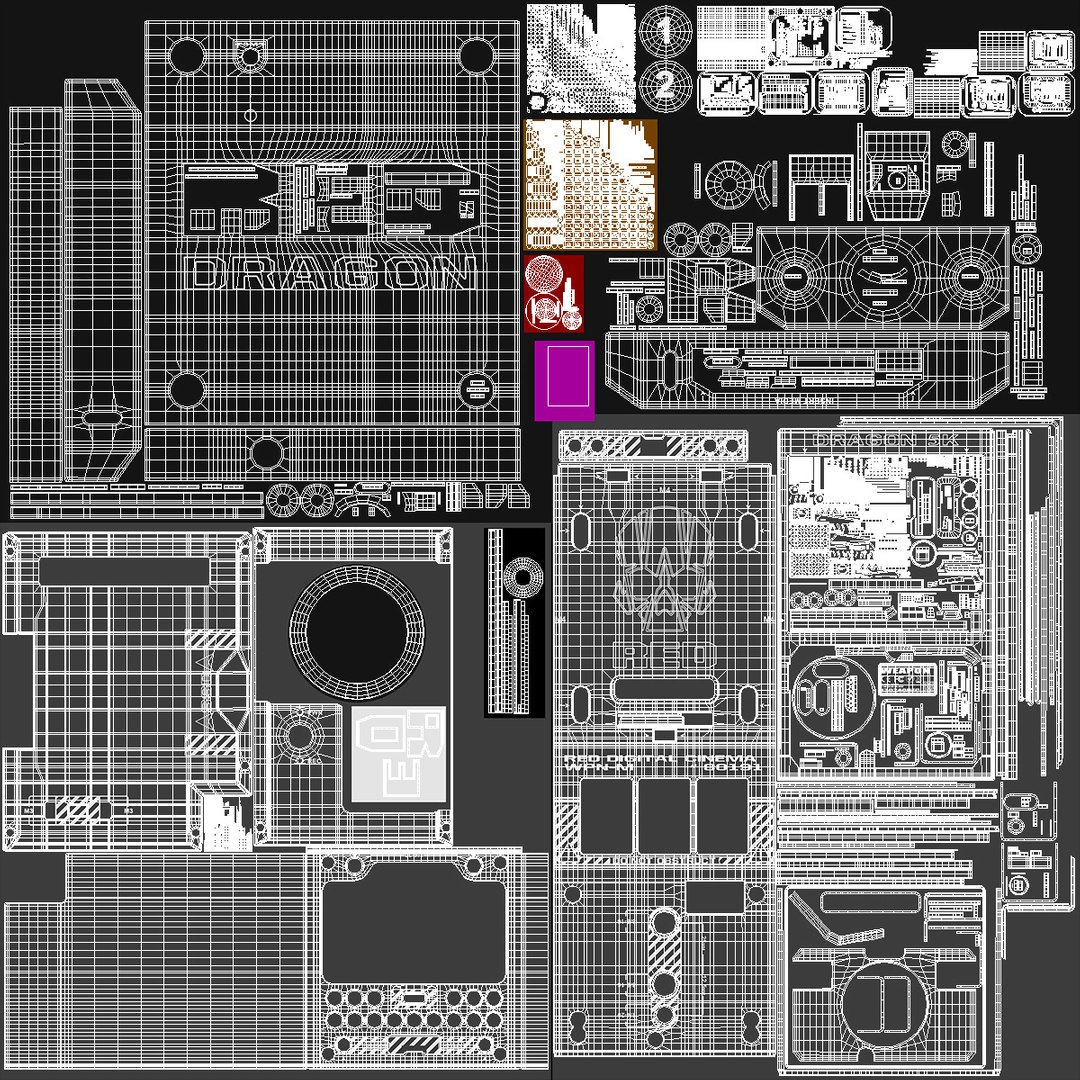 Red Dragon 5K Cinema Camera 3D Model - TurboSquid 2348829