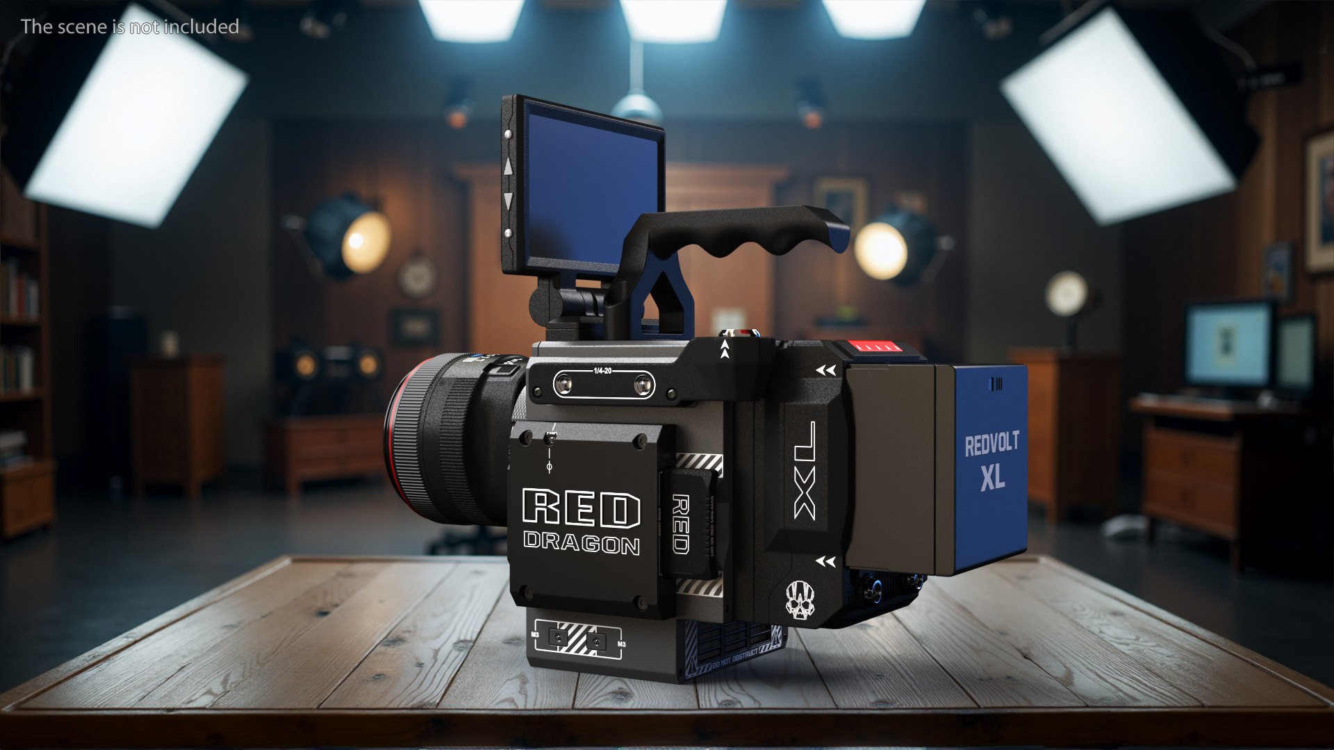 Red Dragon 5K Cinema Camera 3D Model - TurboSquid 2348829