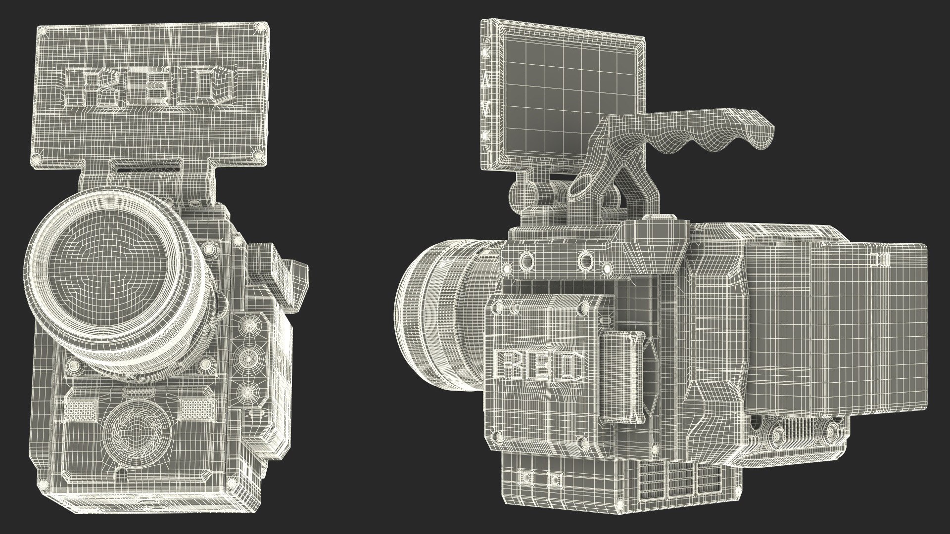Red Dragon 5K Cinema Camera 3D Model - TurboSquid 2348829
