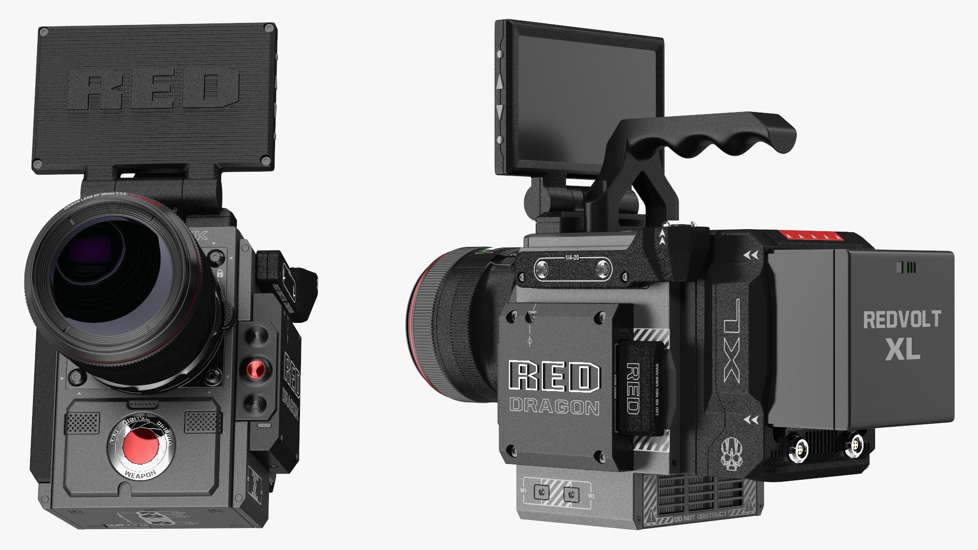 Red Dragon 5K Cinema Camera 3D Model - TurboSquid 2348829