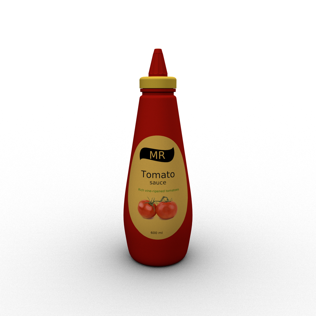 3d Plastic Tomato Sauce