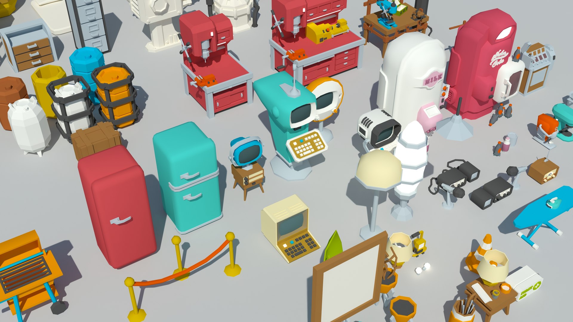 Post-apocalypse Workbenches 3D Model - TurboSquid 1699487