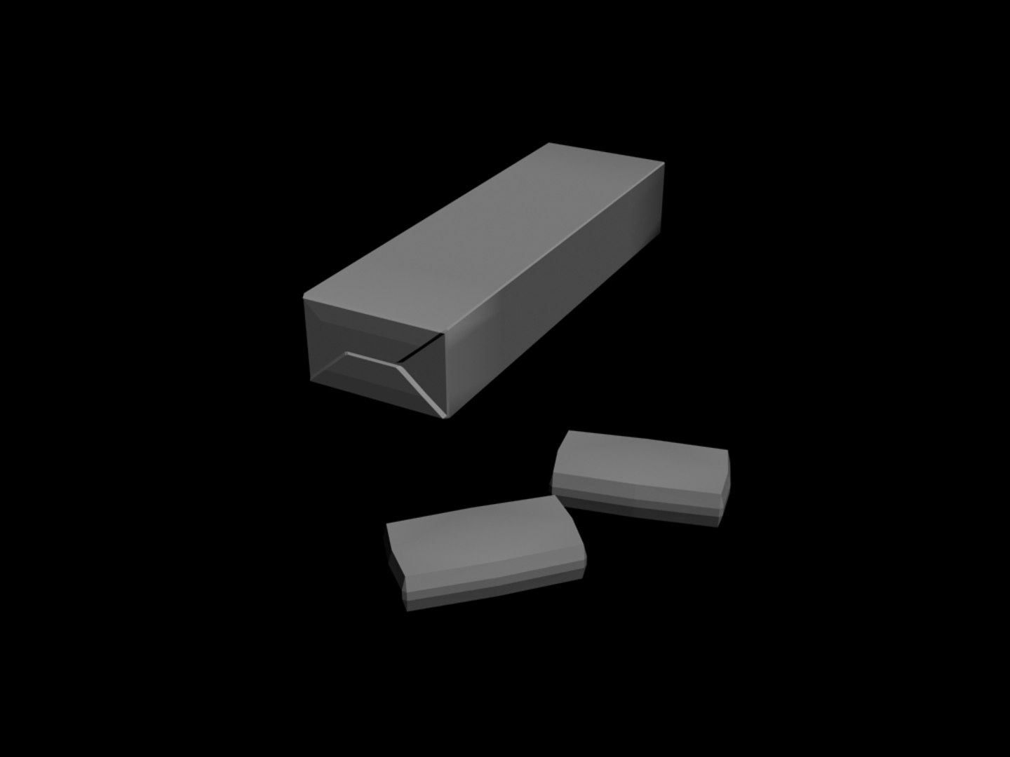 Chewing Gum 3d Model