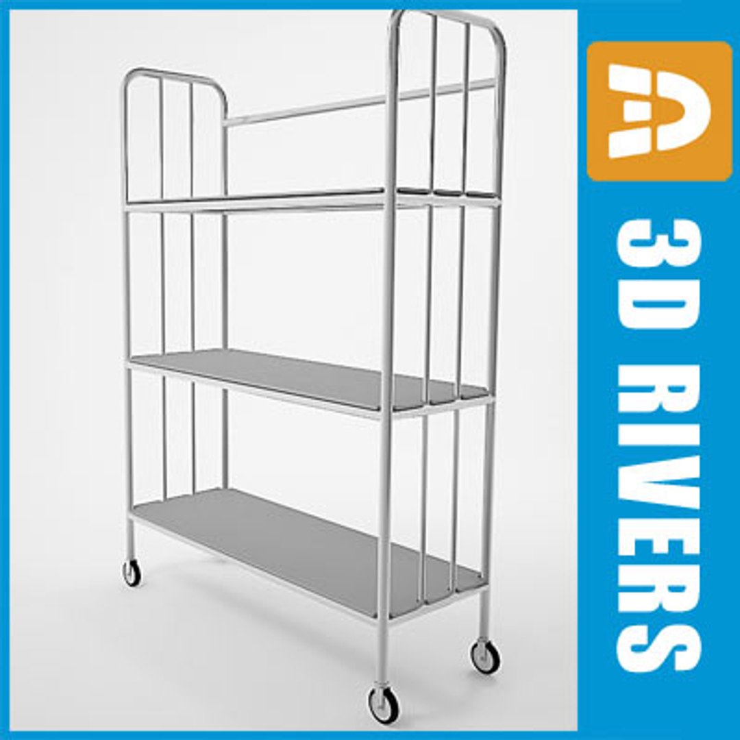 3d Linen Cart Model