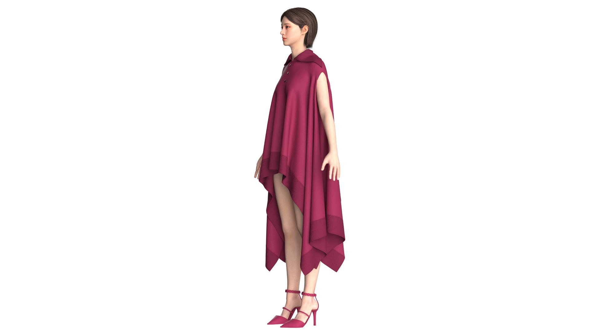 3D Model Girls Cope Dress V11 - TurboSquid 2441219