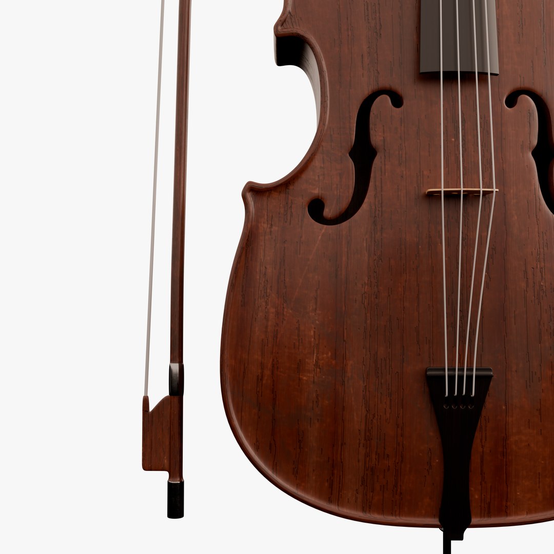 Double Bass PBR 3D Model - TurboSquid 2367363