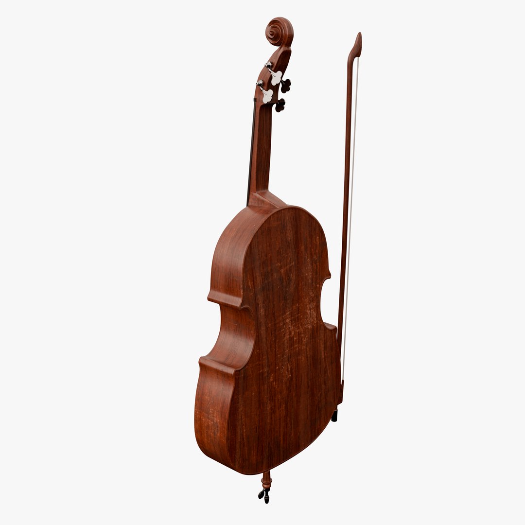 Double Bass PBR 3D Model - TurboSquid 2367363