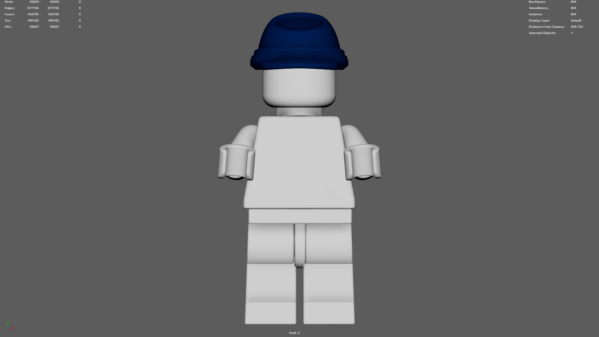 3D Lego Detailed 3D Scan Hat and Minifigure model - TurboSquid 1885424