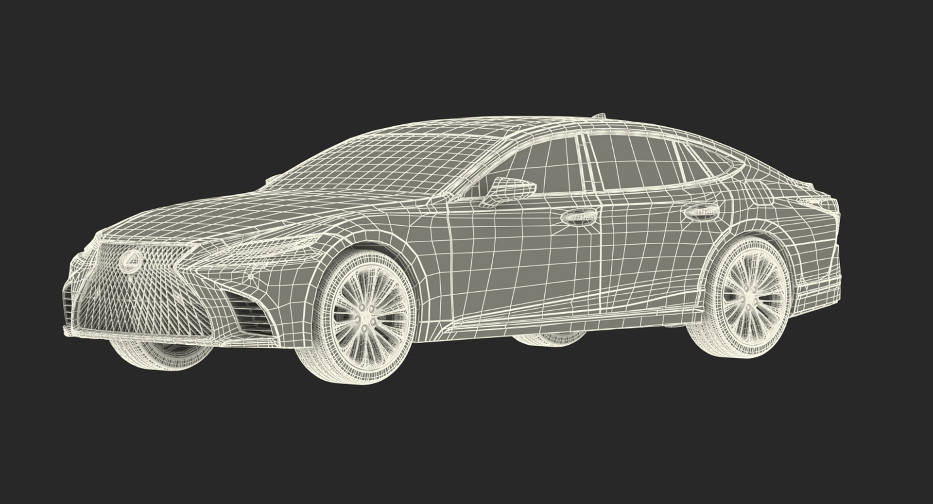Lexus Ls 500 2018 3D Model - TurboSquid 1297036