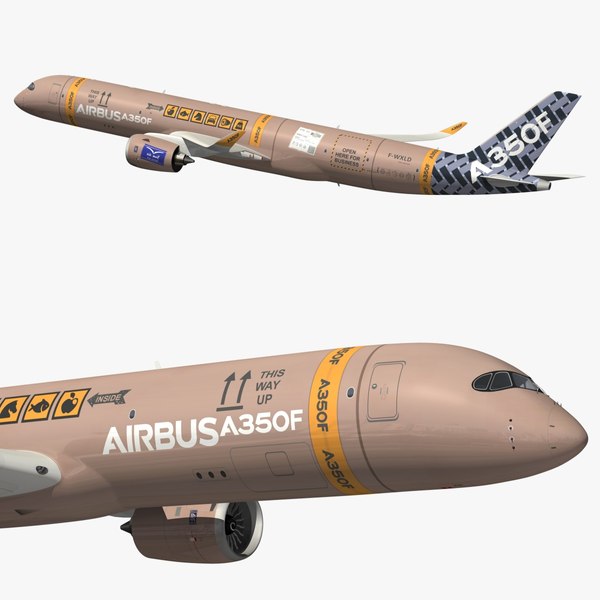 Airbus A350F 특별 상징 3D 모델 - TurboSquid 2092589
