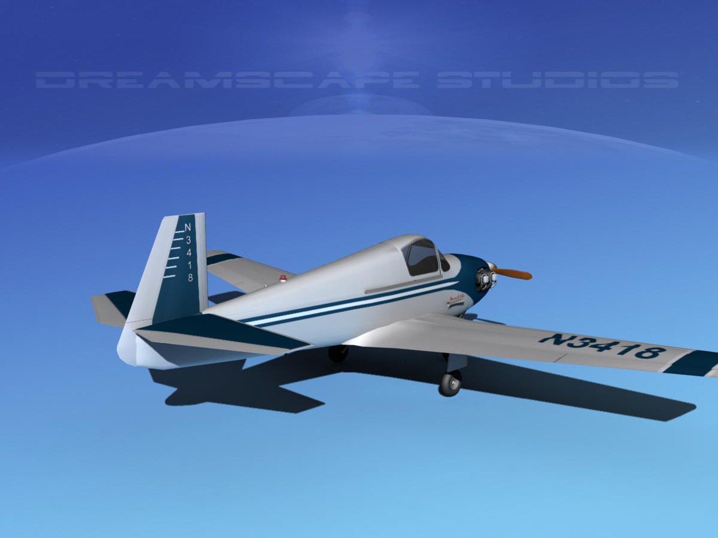 3d Built Mooney M-18 Mite