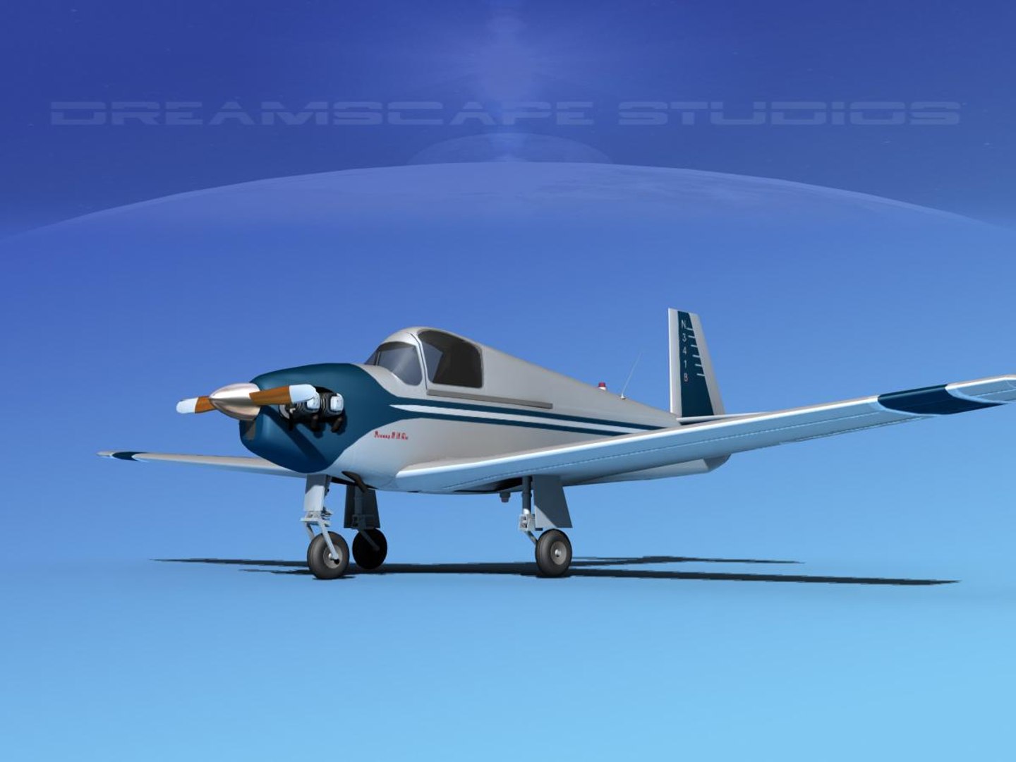 3d Built Mooney M-18 Mite