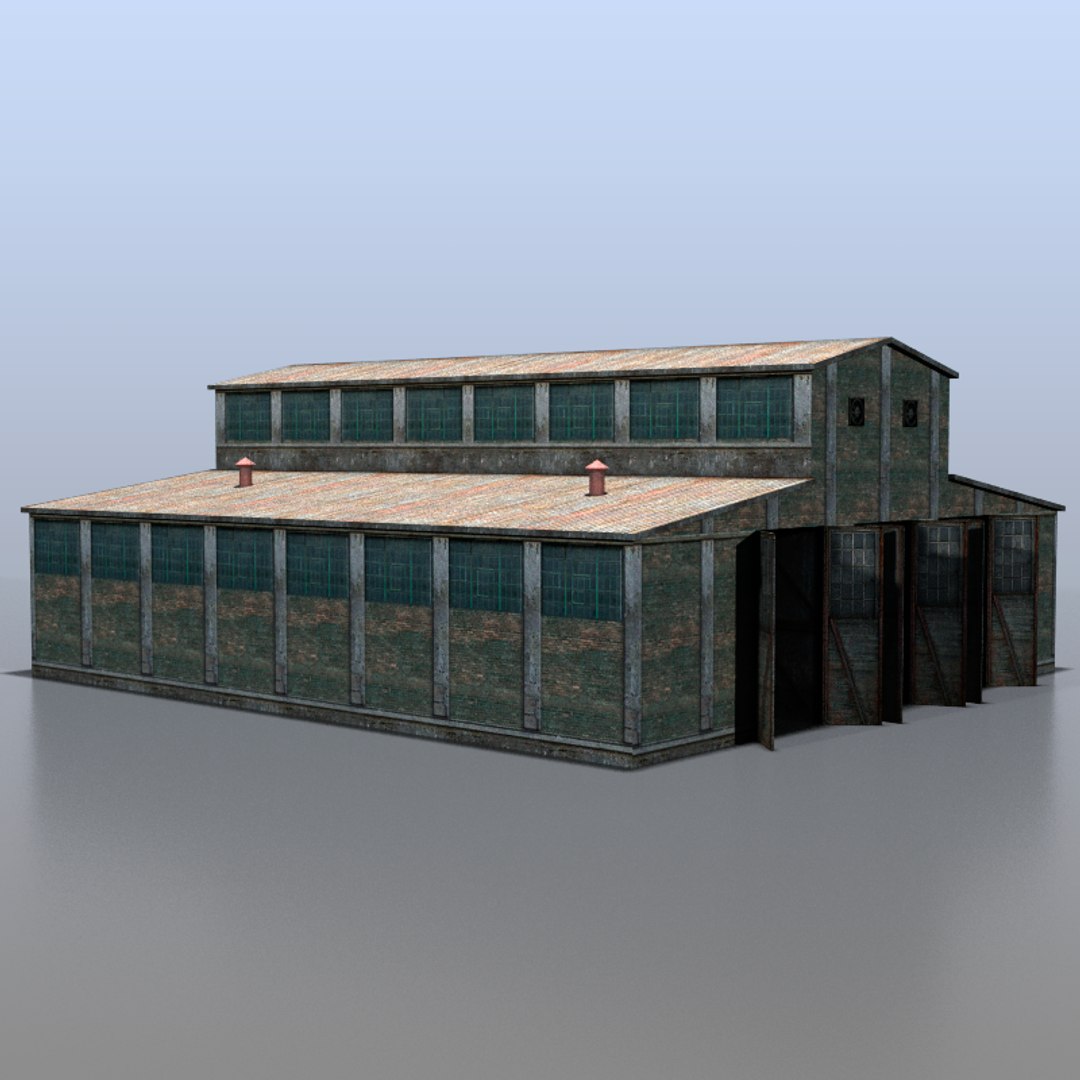 3d Railway Depot Model