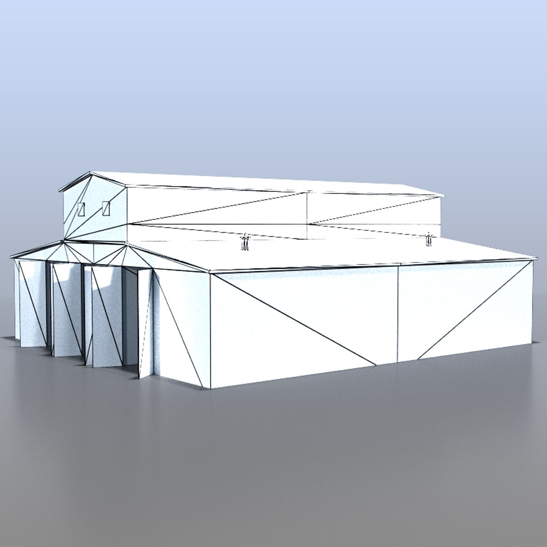 3d Railway Depot Model
