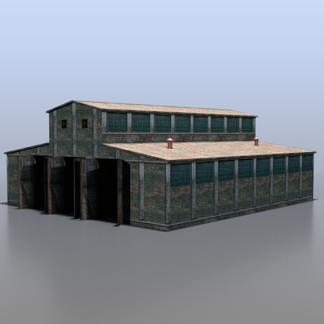 3d Railway Depot Model