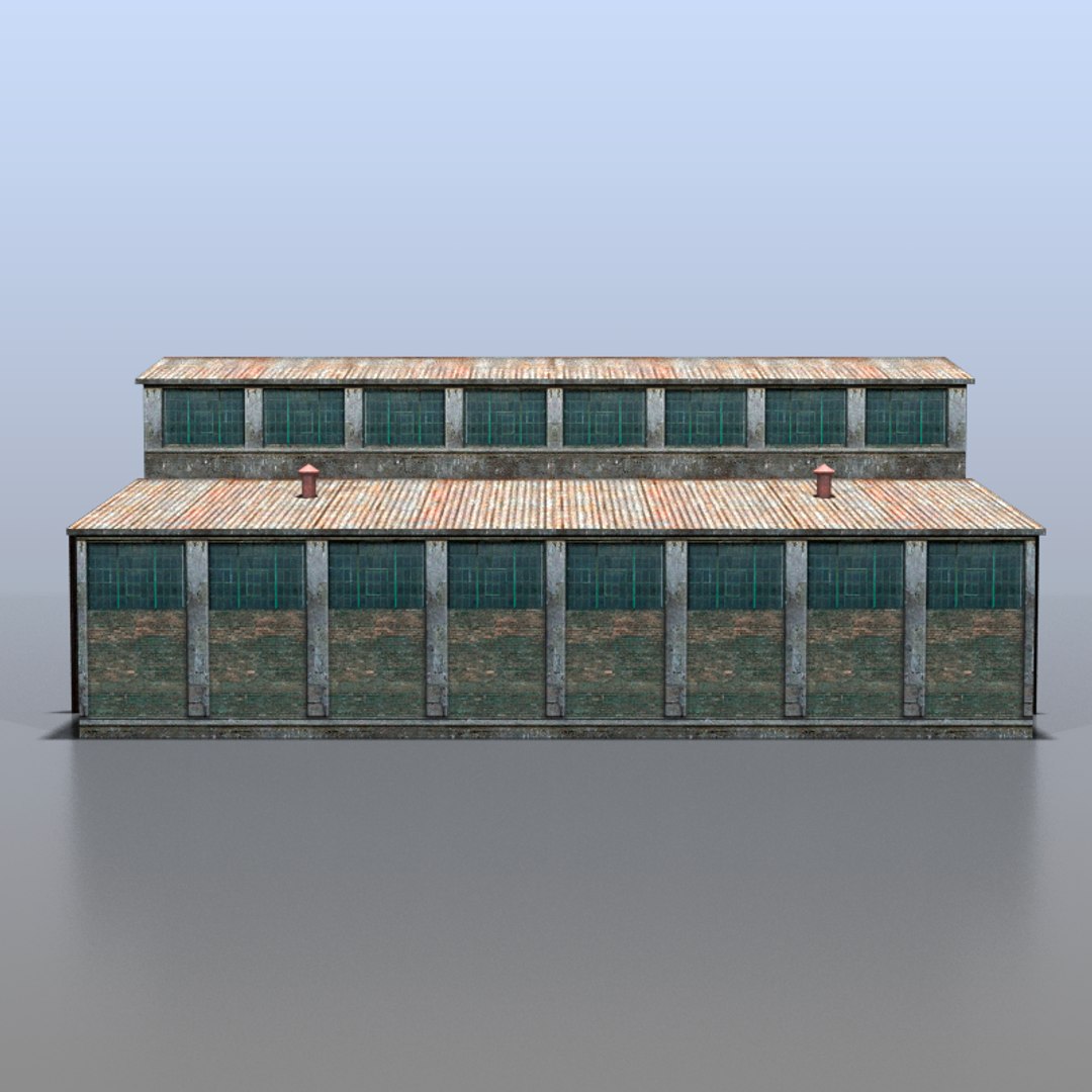 3d Railway Depot Model