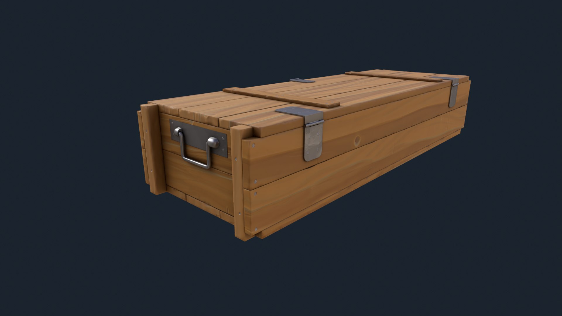 3D Stylized Wooden Crate model - TurboSquid 2151021