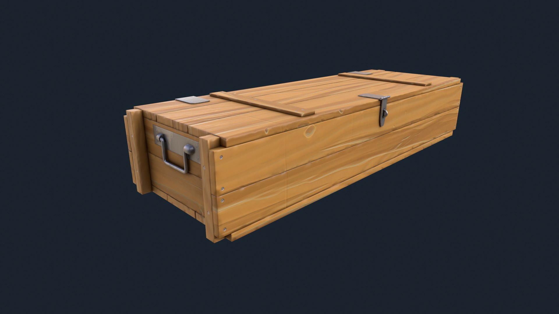 3D Stylized Wooden Crate model - TurboSquid 2151021