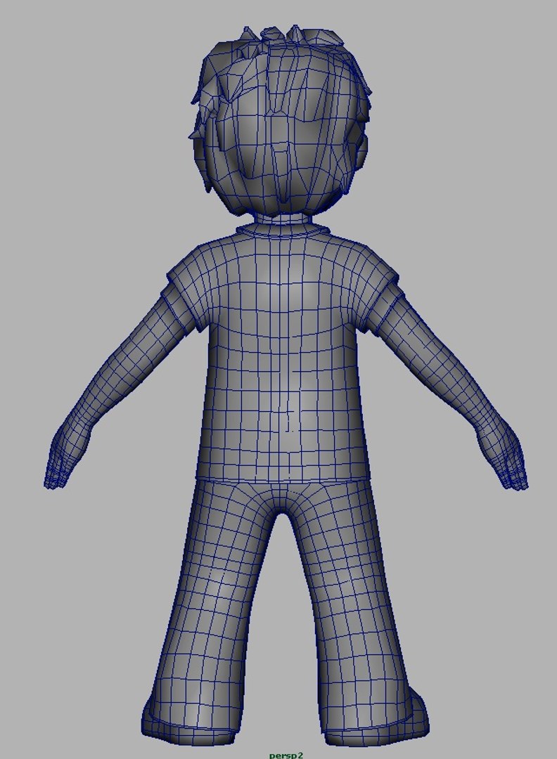 Little Kid 3d Model