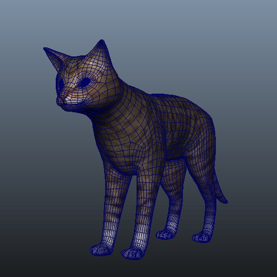 3D Cat - TurboSquid 1353041