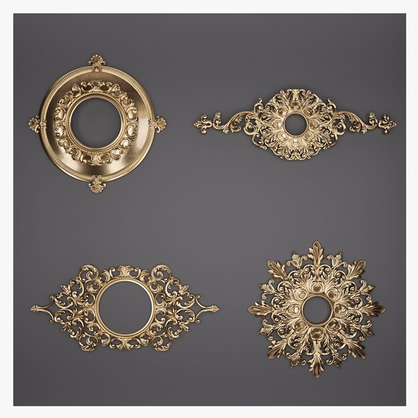 3D Trim Ornament 47 - TurboSquid 1909133