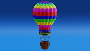 Download 3D Hot Air Balloon Blender Models - TurboSquid