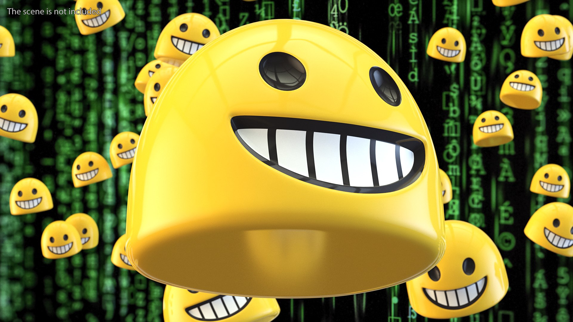 Grinning Face Android Emoji 3D - TurboSquid 1823751