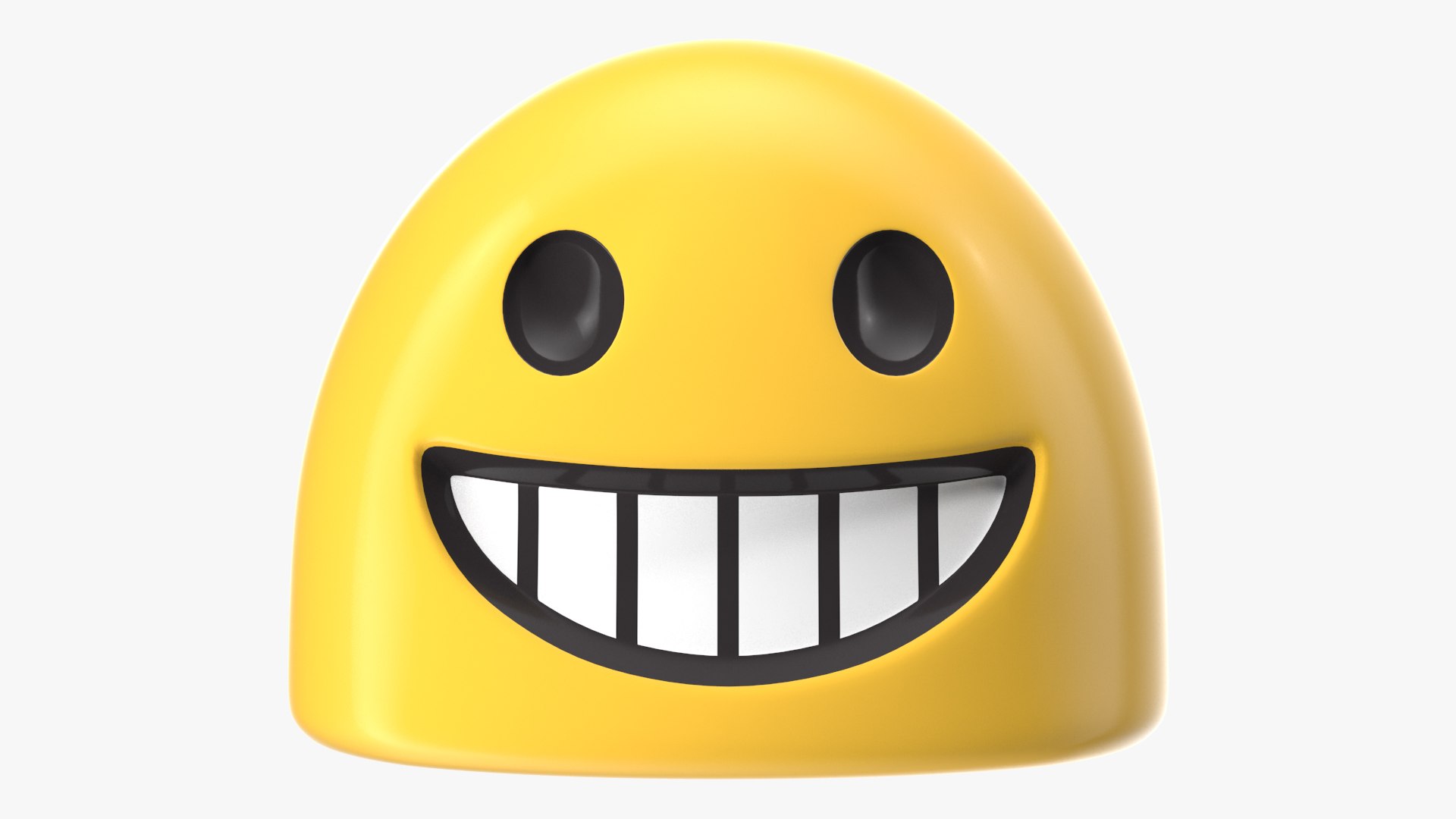 Grinning Face Android Emoji 3D - TurboSquid 1823751