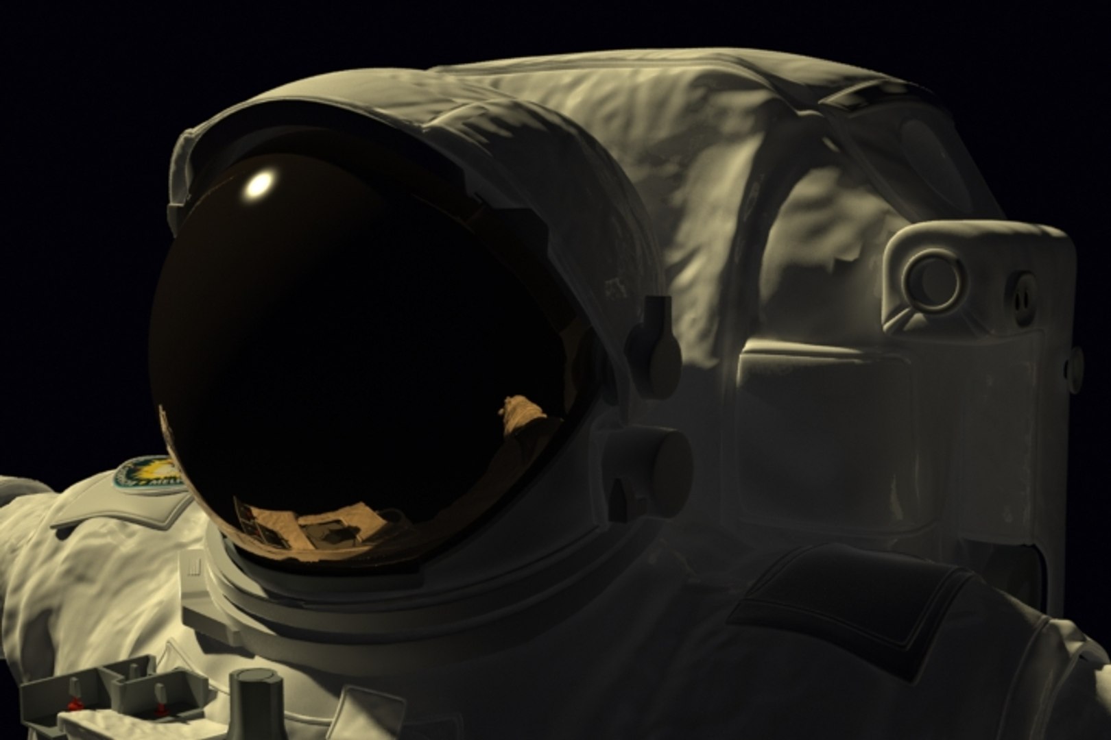 3d Astronaut Spaceman Character Model