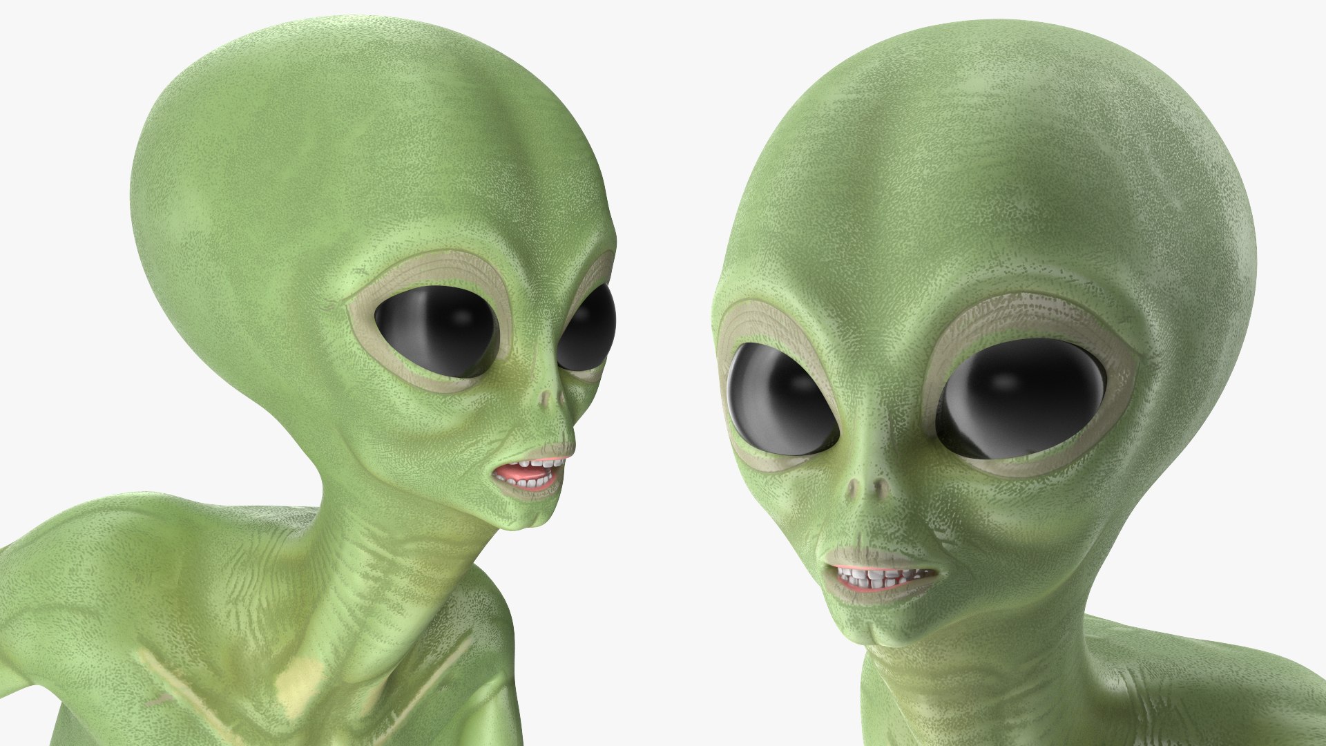 Cartoon alien rigged 3D model - TurboSquid 1603573