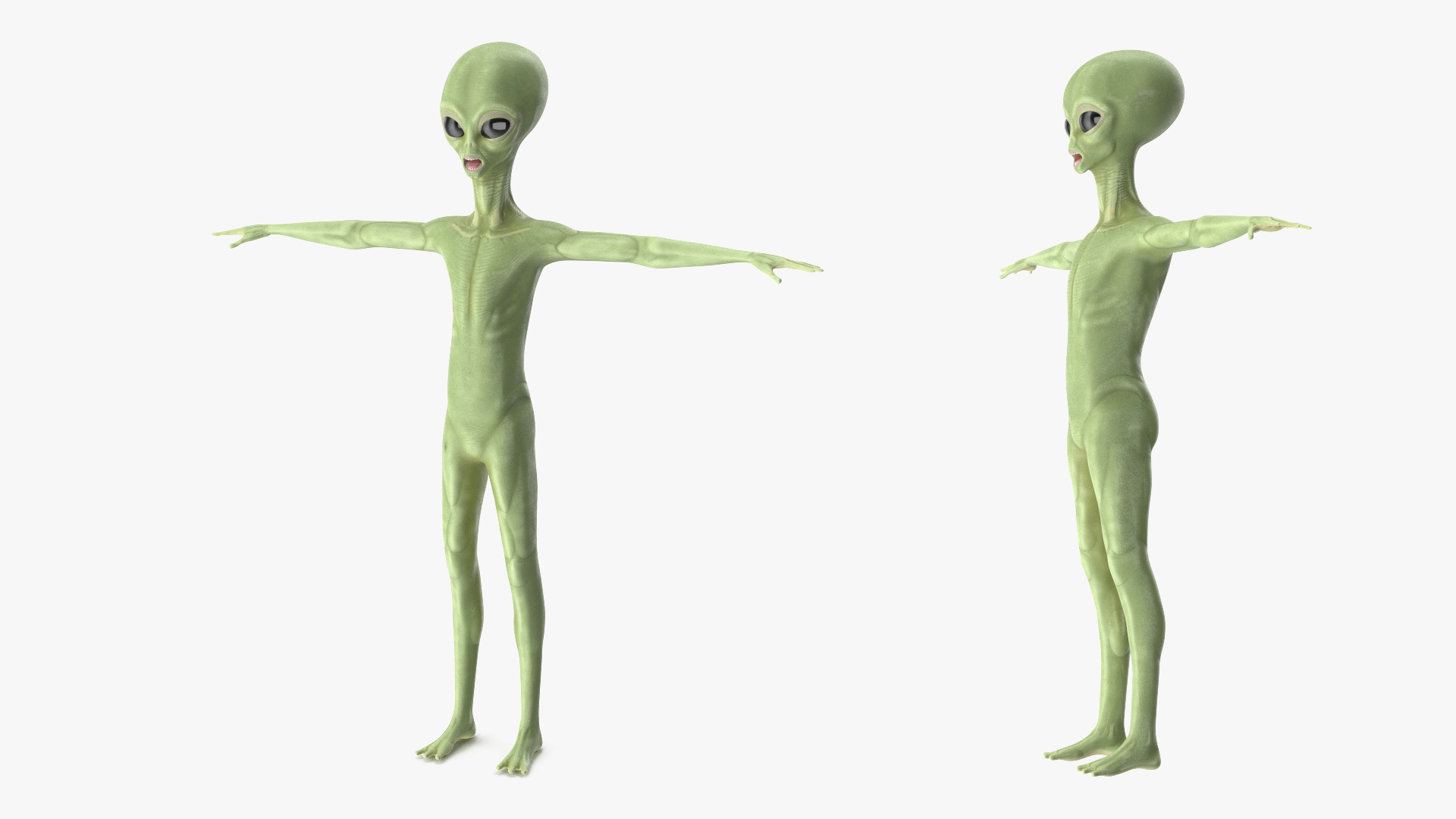 Cartoon alien rigged 3D model - TurboSquid 1603573