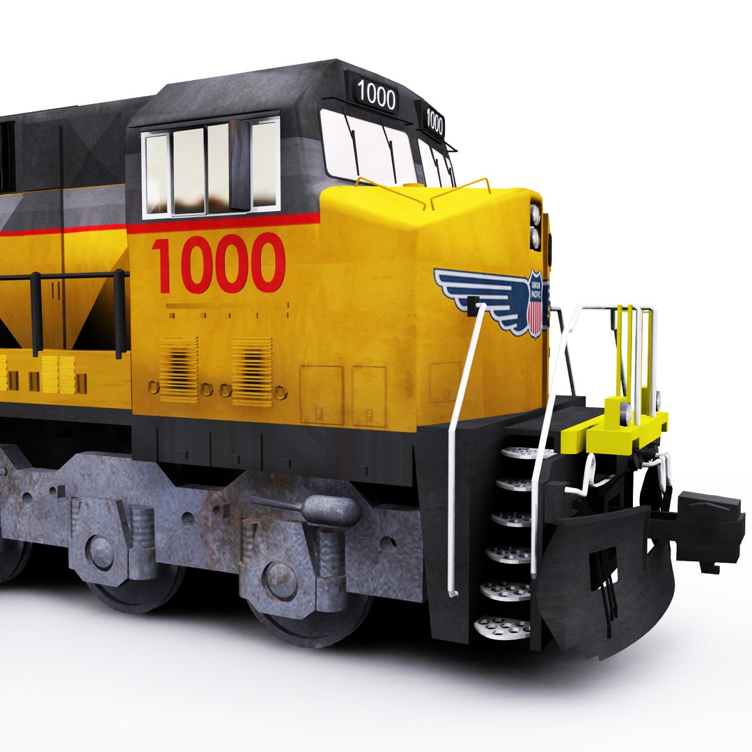 3D Ge Locomotive - TurboSquid 1321029
