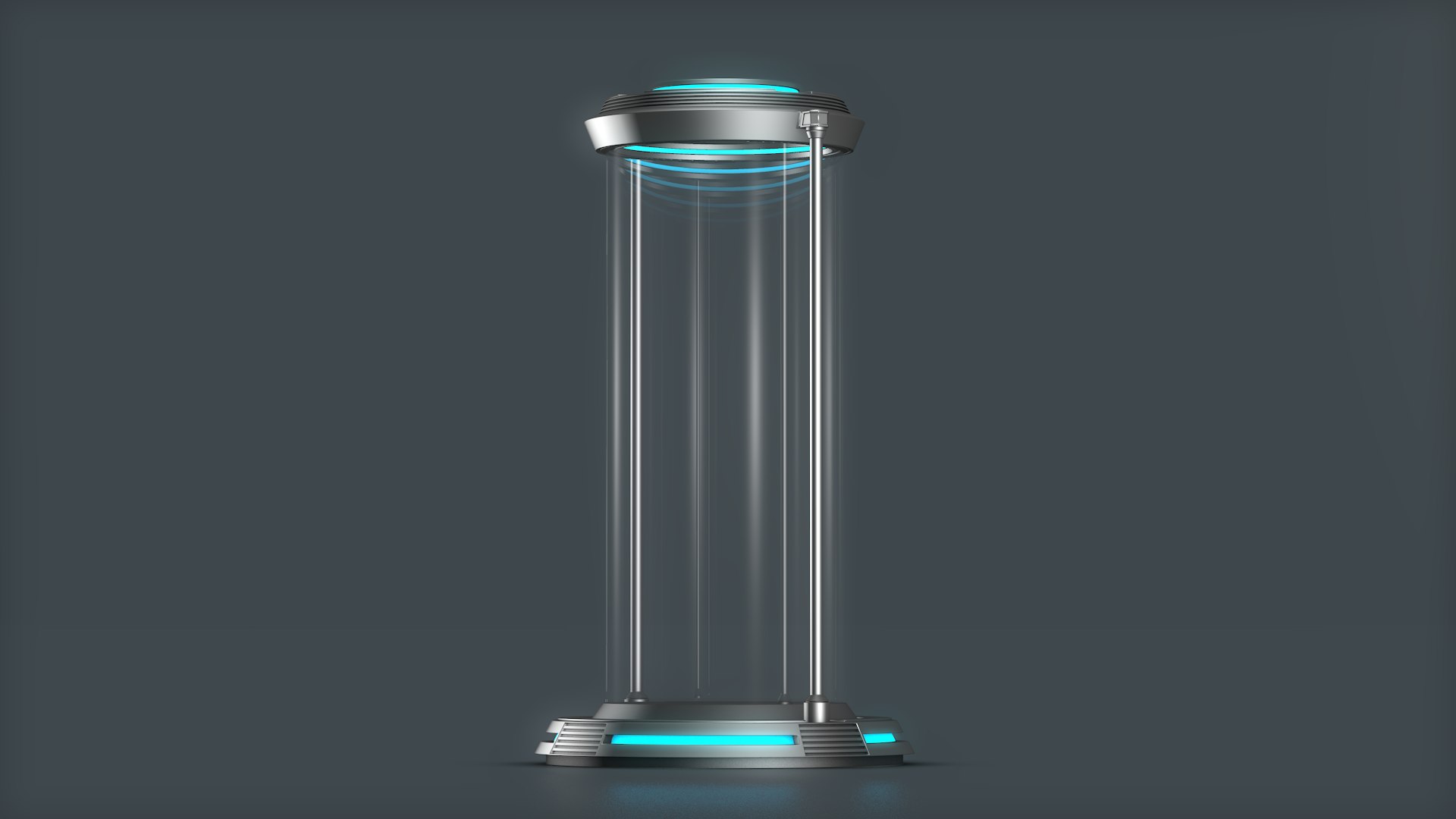 3D Model Sci Fi Liquid Cylinder - TurboSquid 1757779